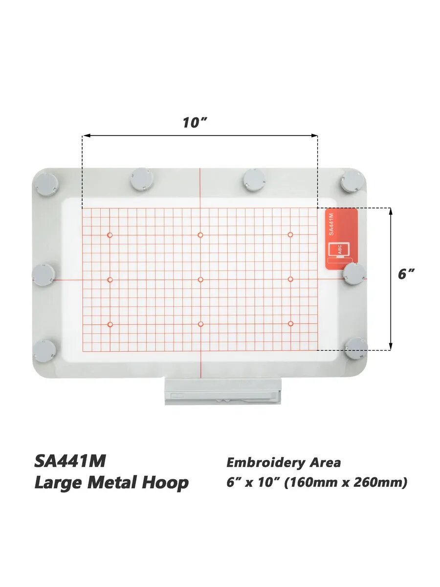 SA441M16*26cm Магнитная рамка для вышивания для Brother и Baby Lock(Для подходящих моделей см страницу описания товара)
