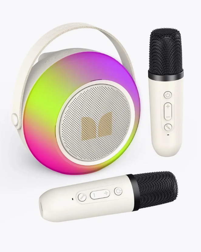 Колонка караоке портативная MONSTER M8 (MS62112) белая