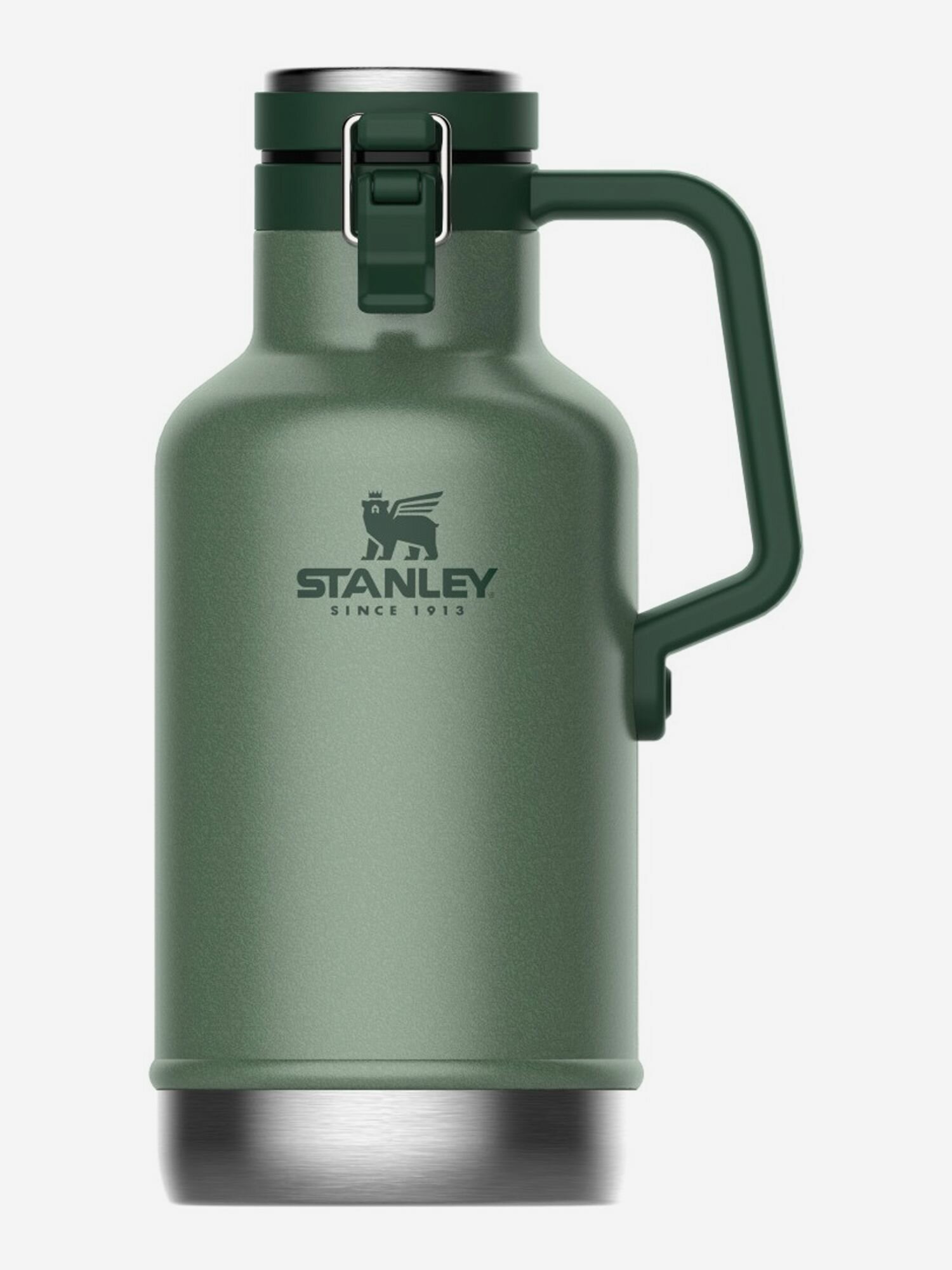 Термос Stanley Classic, 1900 мл, нержавеющая сталь, герметичная крышка, для напитков, зеленый