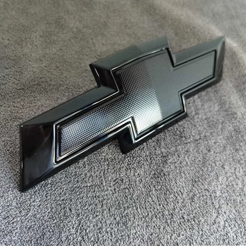 Передняя задняя эмблема автомобиля, черный значок, внешний вид для Chevrolet Monza Malibu XL Equinox RS, наклейка с логотипом на багажник, модифицированные аксессуары