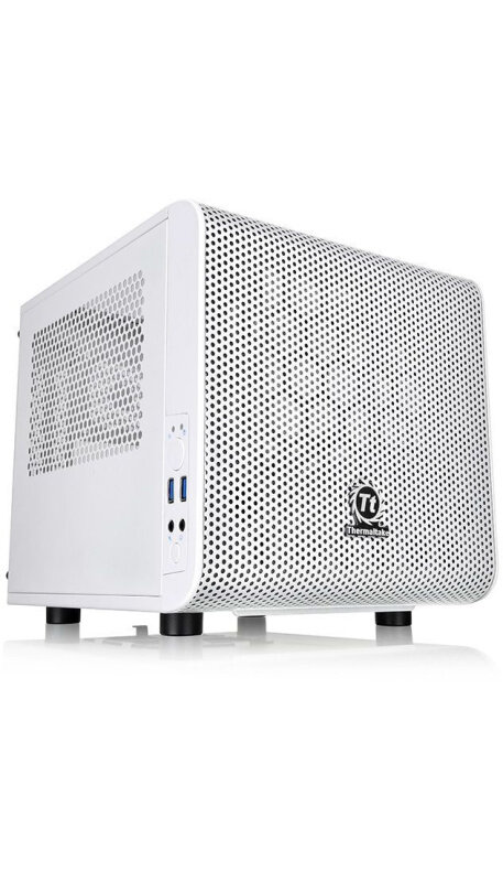 Компьютерный корпус miniITX Thermaltake Core V1 белый (ca-1b8-00s6wn-01)