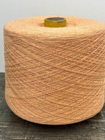 Пряжа March&Fildi Athos шелк буретный с нейлоном Персиковый