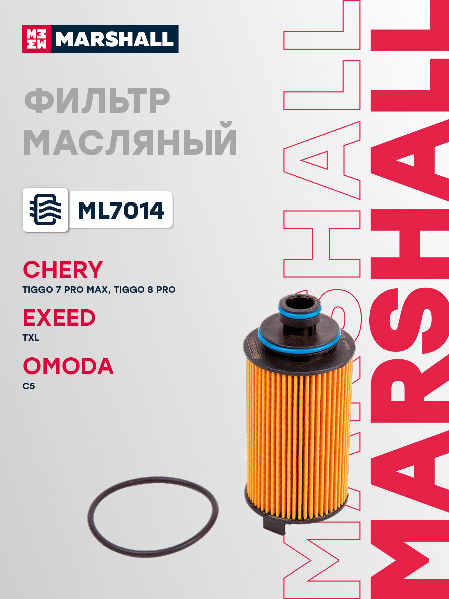 Фильтр масляный Chery: Tiggo 7 Pro Max, Tiggo 8 Pro; Exeed: TXL; Omoda: C5 F4J161012030