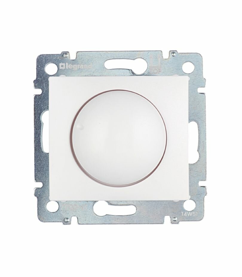 Legrand DIY Valena Бел Светорегулятор поворотный 40-400W для ламп накаливания (вкл поворотом), 694288