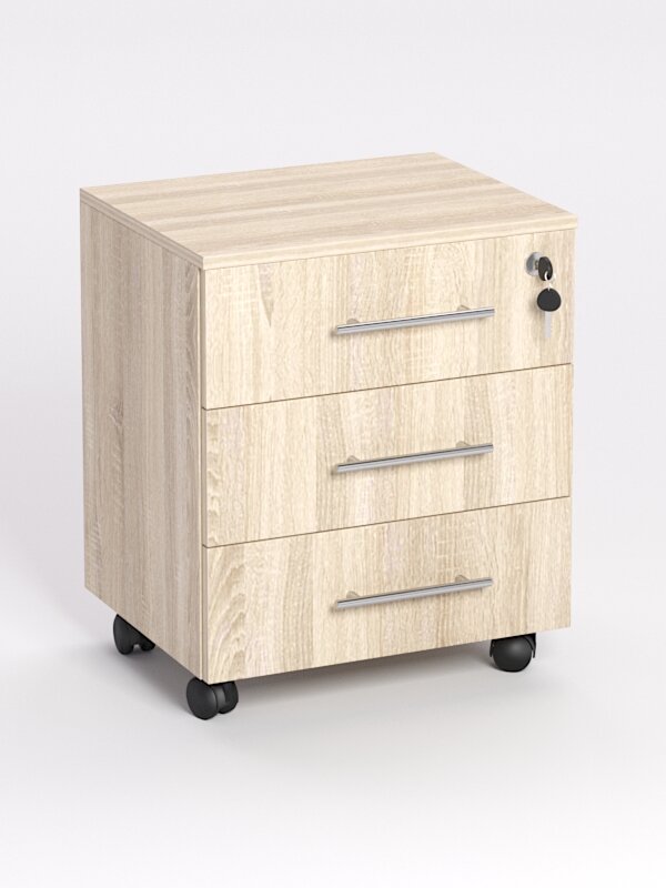 Тумба для стола оператора колл-центра №1, Дуб Сонома. Производитель товара - компания Westcom.