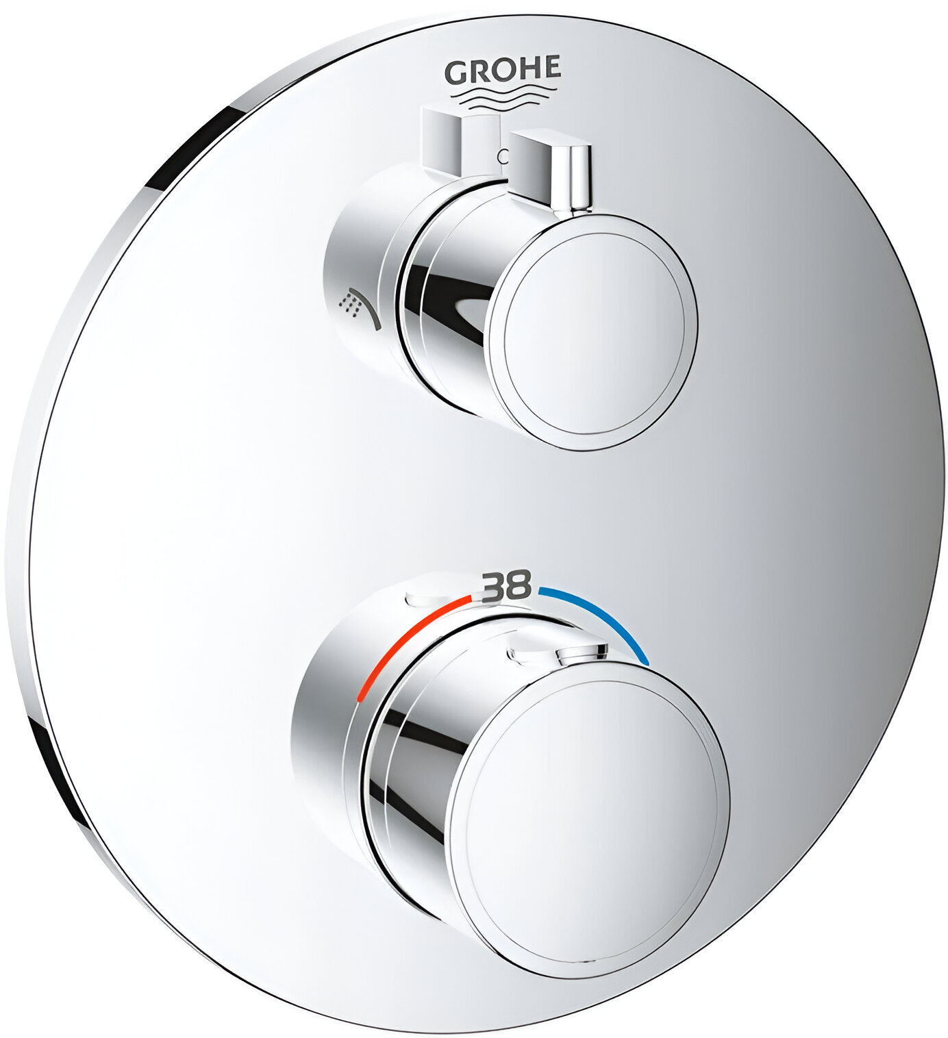 Термостат для душа Grohe Grohtherm 24076000, латунь, хромированный