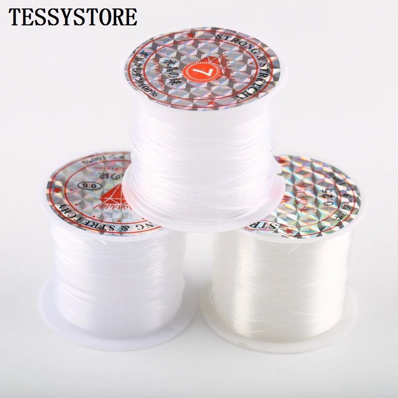 Прозрачная леска для бисероплетения TESSYSTORE 0.2mm About 80m