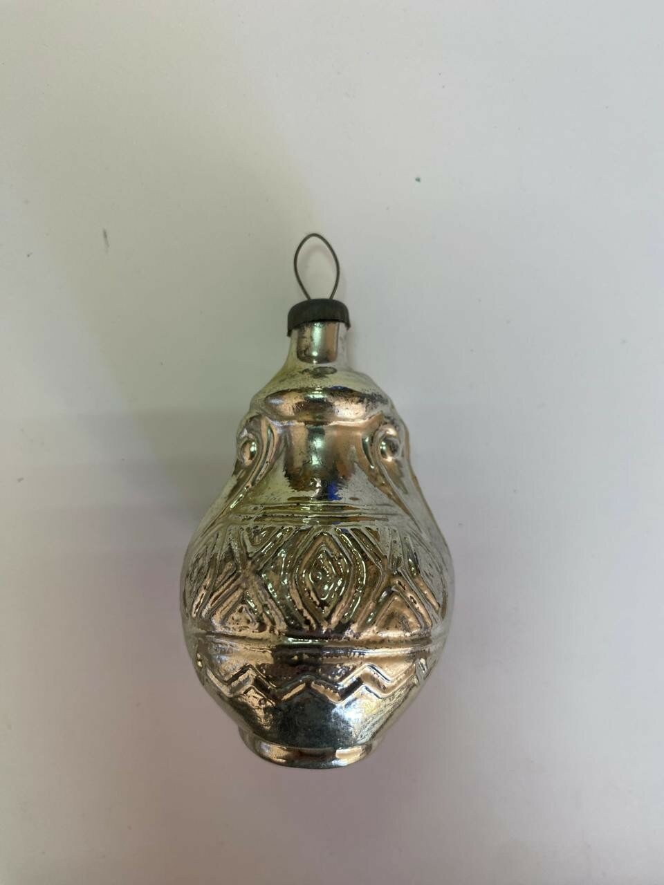 Игрушка на елку Горшок / Амфора, редкая Винтаж из СССР