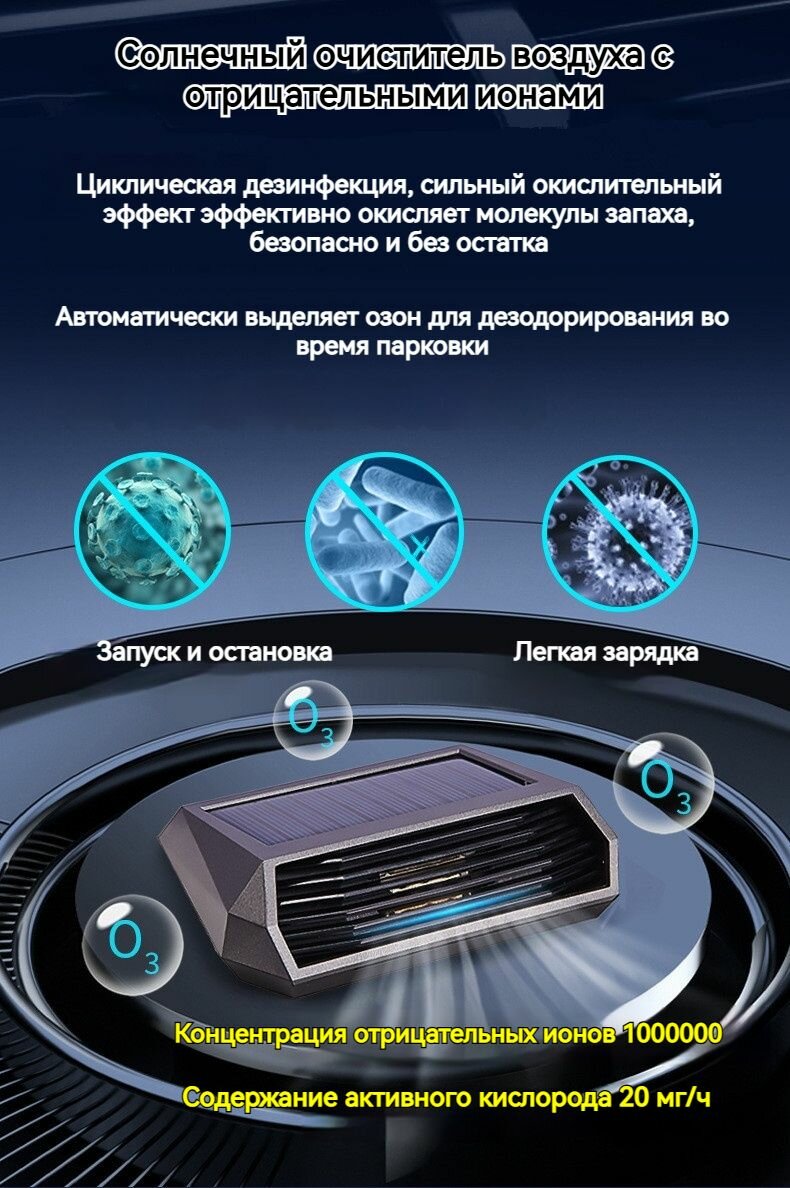 Очиститель воздуха, бронза, автоматическая мощность, ионизация