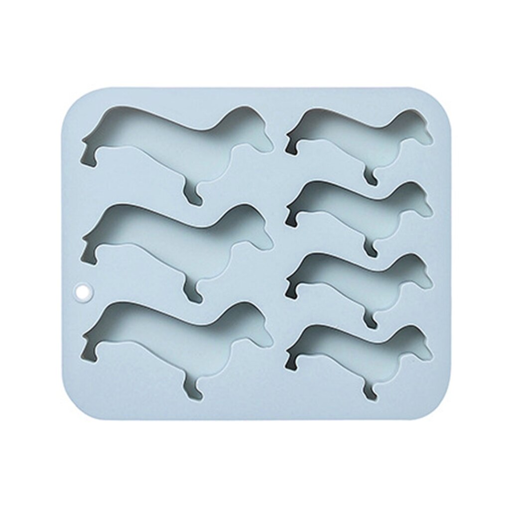 7 полость колбаса собаки силиконовая плесень помадка плесень Diy