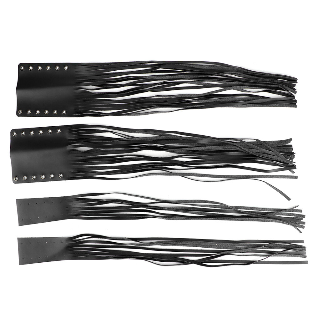 Универсальные Ручные Захваты Кисточка Бахрома Оберточная Бумага Крышка Мотоцикла Тормозной Рычаг Сцепления Серпантин 7/8 дюйма 1 дюйм Подходит для YamahaBlack