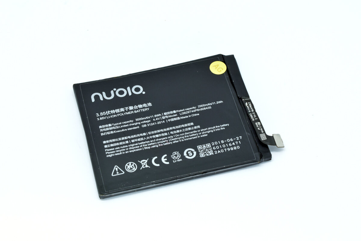 Аккумулятор для ZTE Li3829T44P6H806435/Nubia Z11 2900/3000 мАч