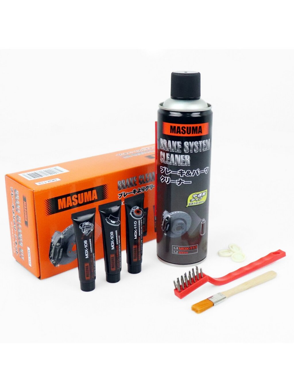 Набор смазок для тормозной системы "MASUMA" (смазка направл. суппорта, смазка для противоскр. пласти