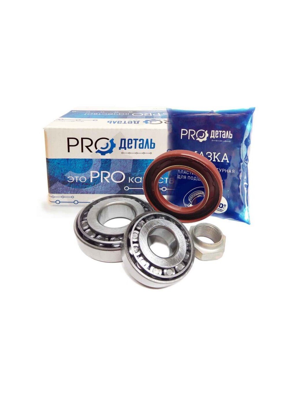 Ремкомплект ступицы для а/м ГАЗель, Соболь (№7305+7307) перед. "PROдеталь" (подшипник Самара)