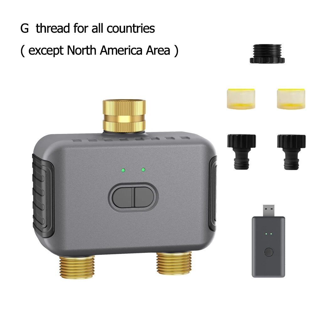 Таймер полива для сада Insoma с двойным шлангом G thread with hub