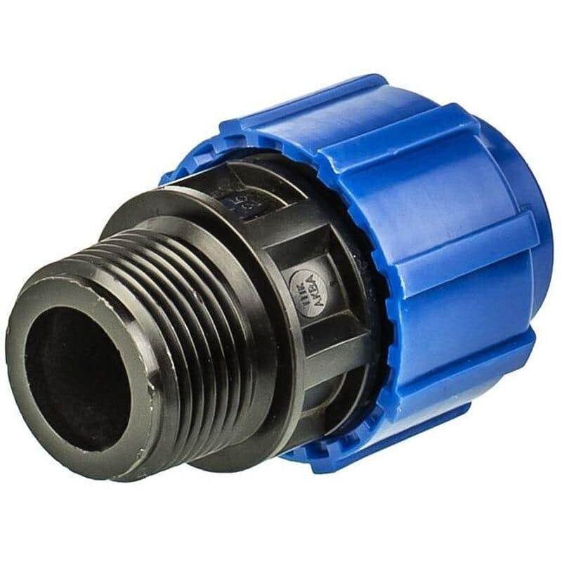 Муфта переходная ПНД 20мм 1/2" наружная резьба 529186