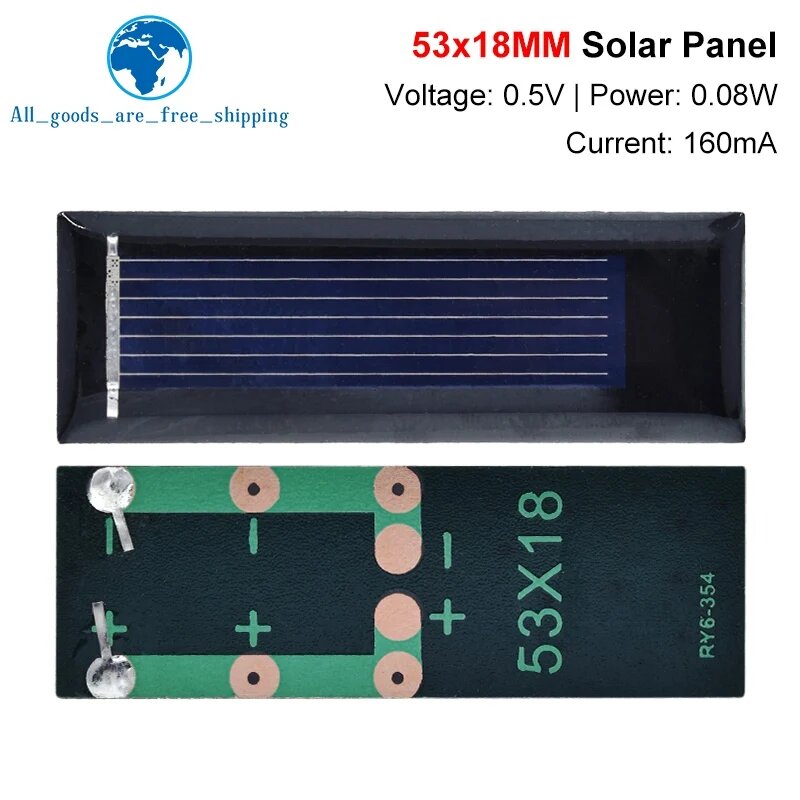 TZT Мини-солнечная панель 0,5В 100мА