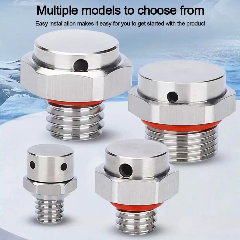 Водонепроницаемый вентиляционный клапан из нержавеющей стали 304 M5 M6 M8 M10 M12 M8X1.25