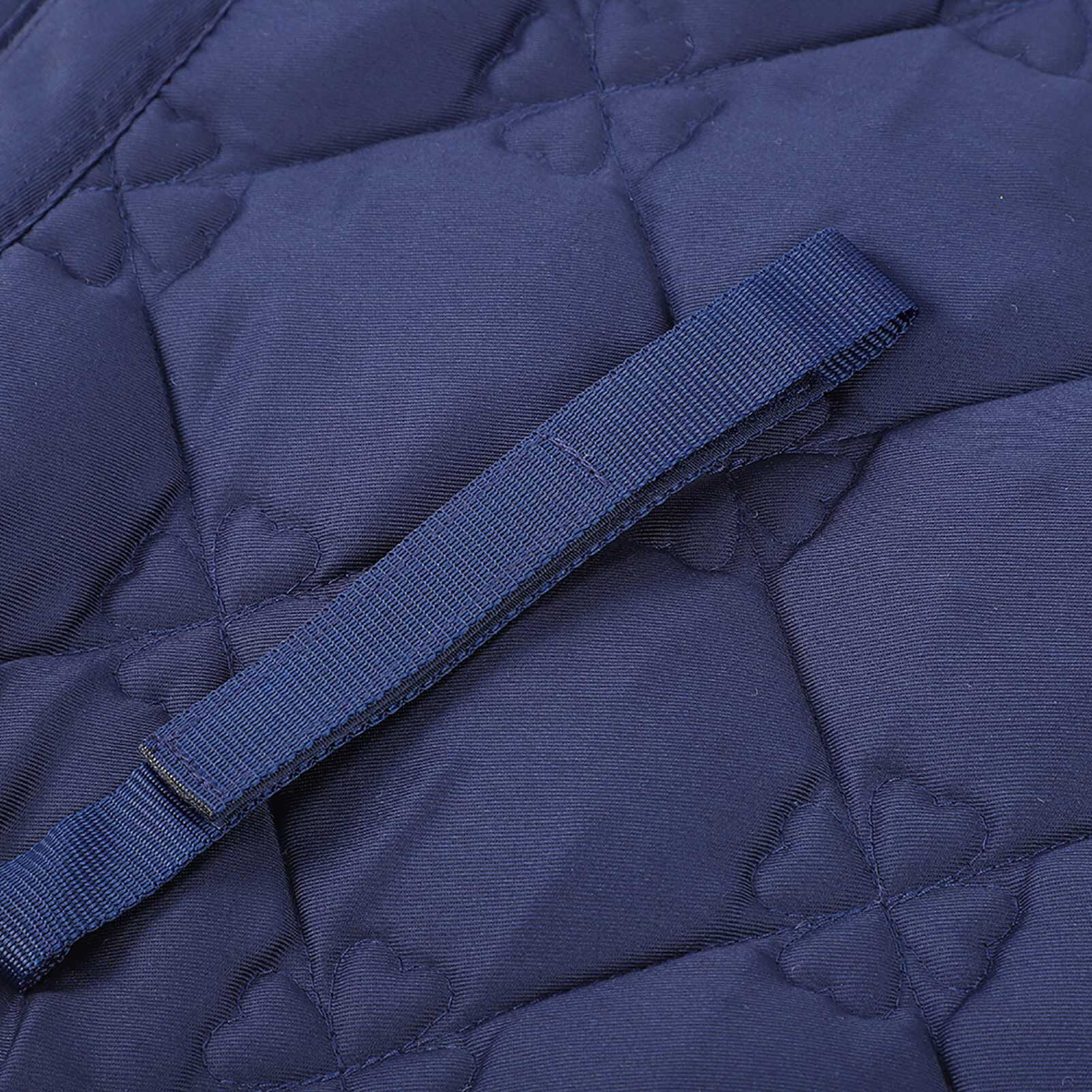 Прочный хлопок, мягкая дышащая двойная веревка, полипропиленовая тесьма, ручка, ремень для живота, подушка для седла лошади, коврик для поглощения пота, оборудование, темно-синий