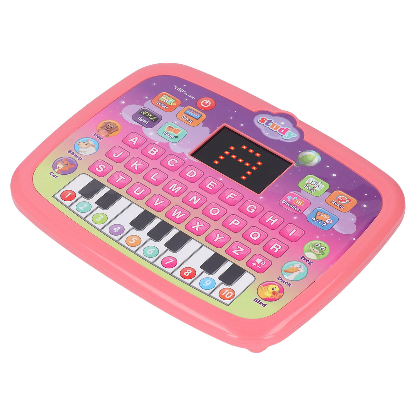 Планшет для детей для раннего образования Toddler Learning Pad Smarty Learning Pad 8 режимов Английский учебный планшет материал ABS размер 23 x 18.5 см от 3 лет батарей 3 штуки AA (без батарей в комплекте) 1 шт.