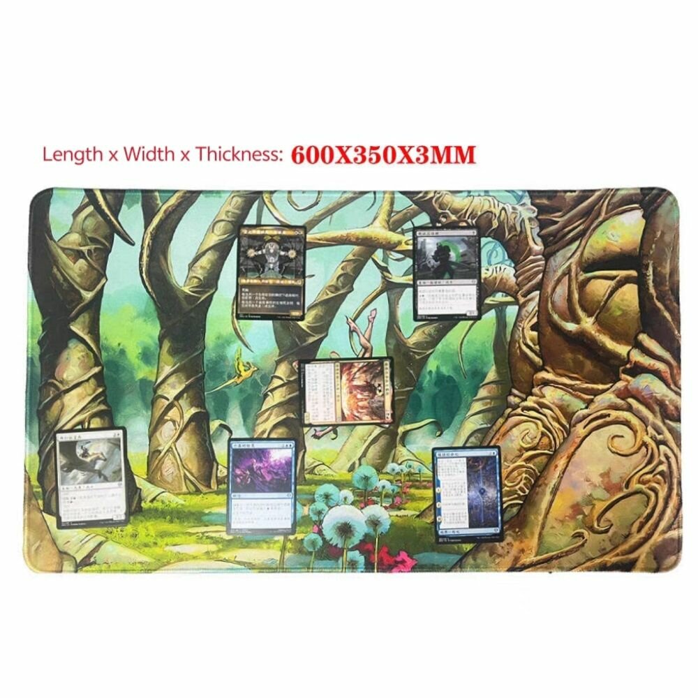 Игровой коврик MTG 60x35 см Gaea's Cradle и Mox Diamond Премиум коврик для мыши