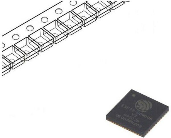 ESP32-D0WDQ6-V3 Чип беспроводного приемопередатчика QFN48 ESP32-D0WDQ6