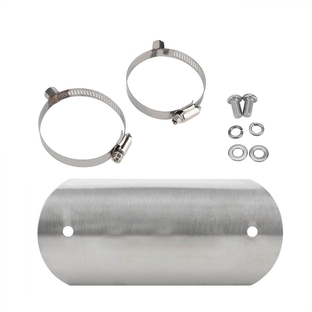 Теплозащитный кожух средней трубы выхлопной трубы мотоцикла, защитный кожух для пятки (#1)