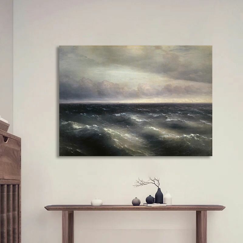 Репродукция картины на холсте, Айвазовский "Черное море" ,3040 см.