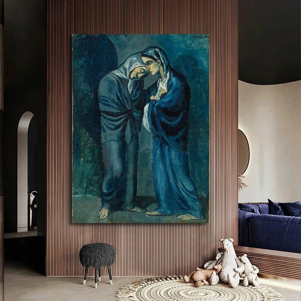 Картина / репродукция, Пабло Пикассо "Свидание", 60х80 см.