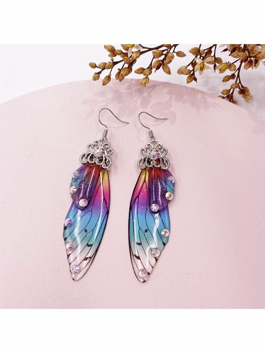 Серьги двусторонние