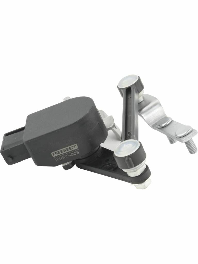 Датчик положения кузова задний левый (с кронштейном, с тягой) для автомобилей VOLVO, FORD 21603-003 FEBEST