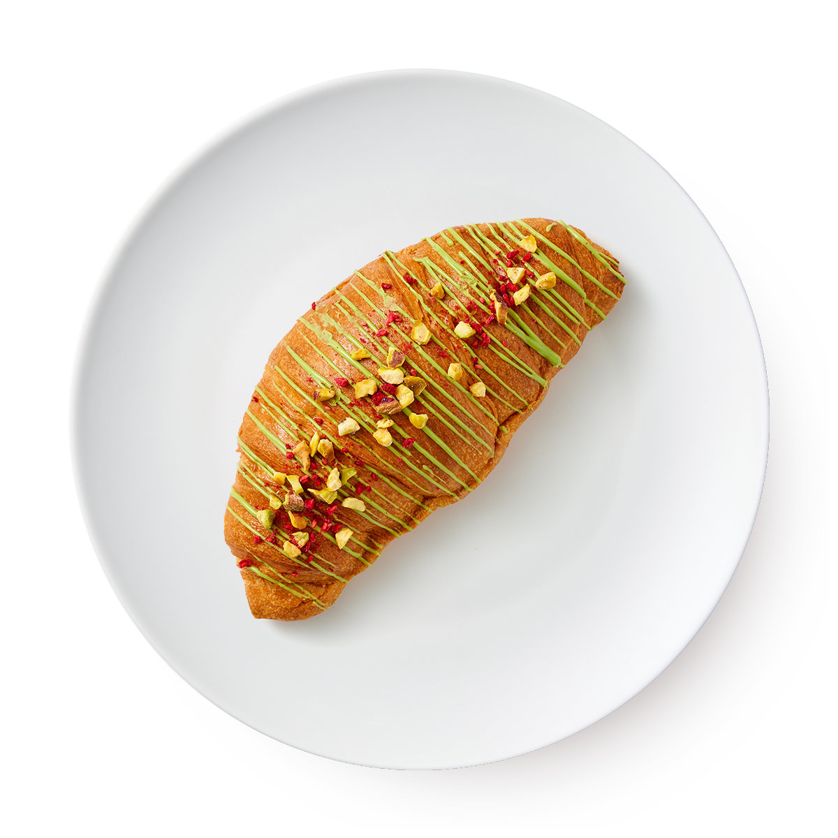 Круассан Братья Караваевы, с фисташковым кремом, слоеное тесто, 80 г