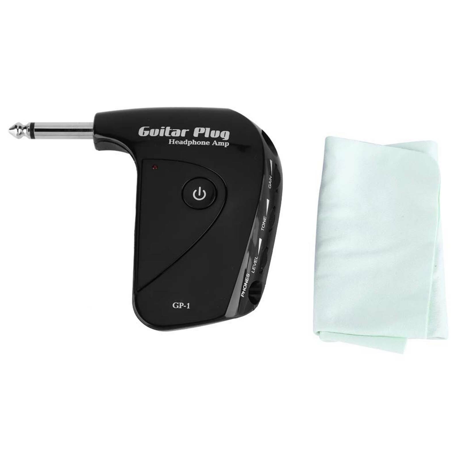 Миниатюрный портативный гитарный усилитель для наушников с классическим британским эффектом дисторшна, компактный тренировочный усилитель для электрогитары