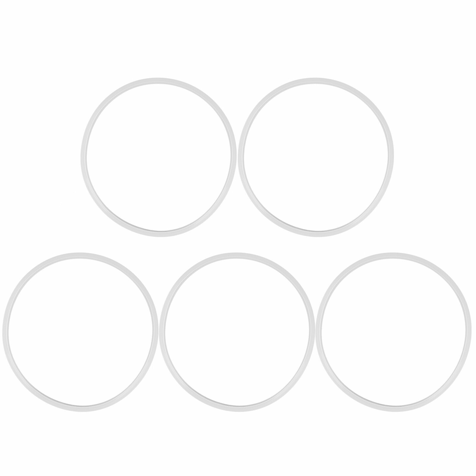 5pcs Силиконовая прокладка замена кольца для уплотнения для домашней скороварки кухонная инструмент18 см.