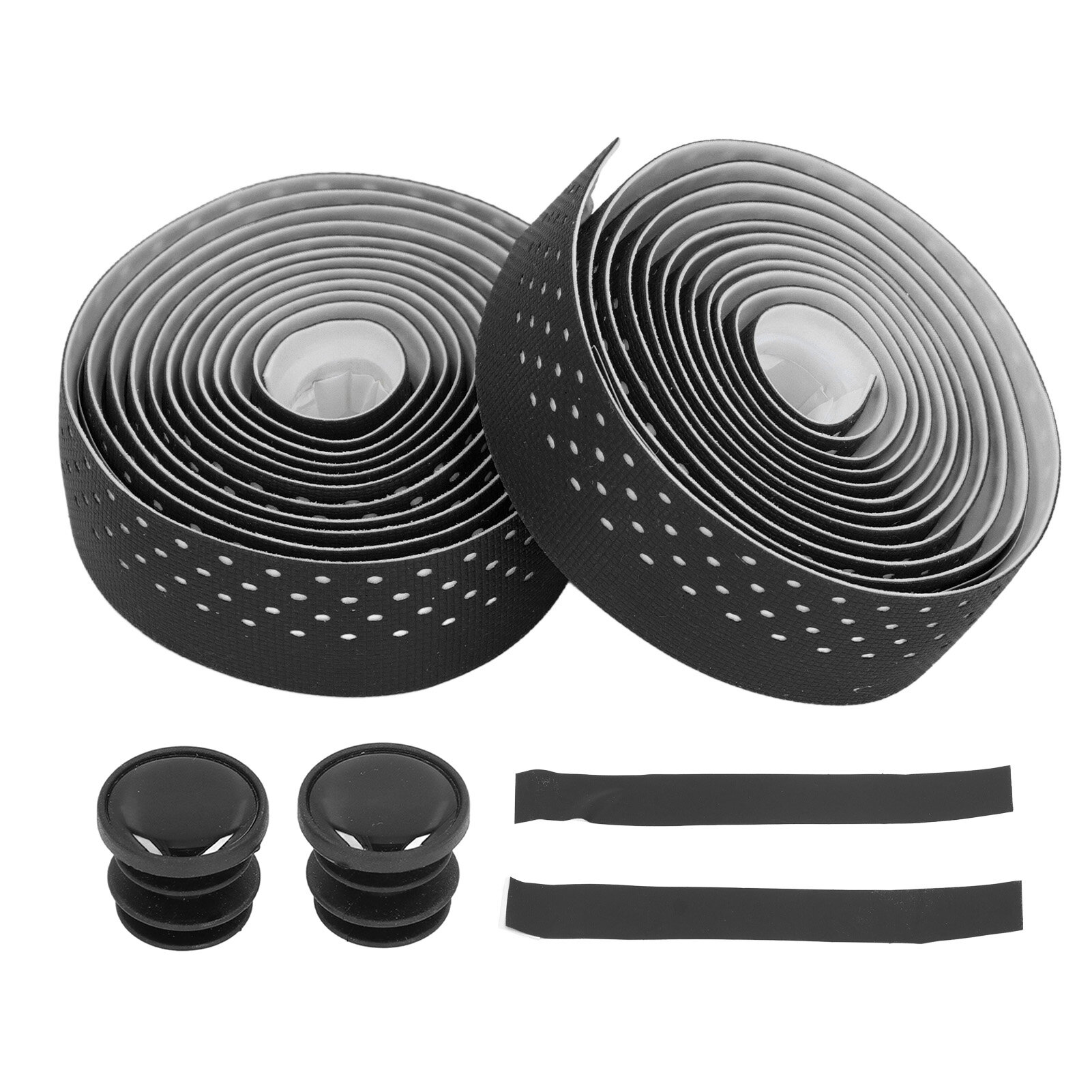 2 шт. обмотки для руля шоссейного велосипеда, противоскользящая обмотка для руля велосипеда для комфортной езды, черная