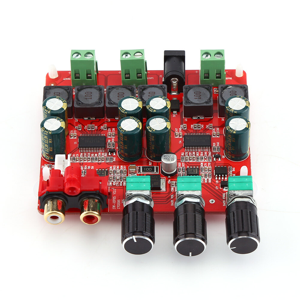 TPA3118 2.1 Стерео-сабвуфер канала Digital Power Board DC 12V-26V