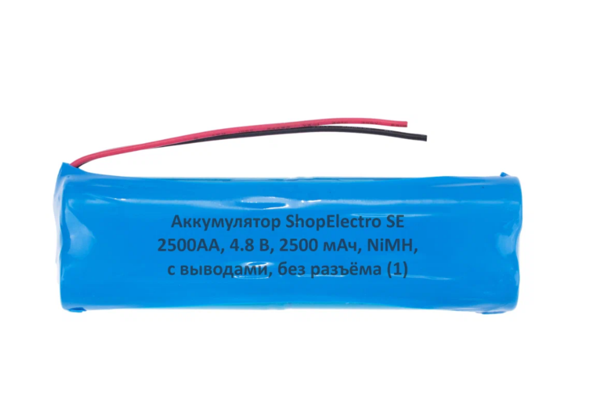 Аккумулятор ShopElectro SE2500АА, 4.8 В, 2500 мАч/ 4.8 V, 2500 mAh, NiMH, с выводами, без разъёма (3)