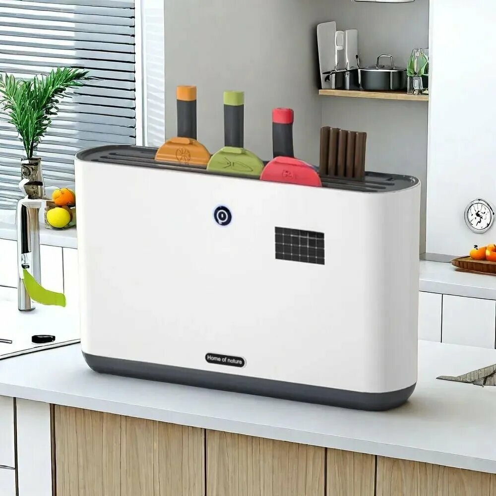 Стерилизатор, для посуды, ультрафиолетовый, пластик, белый, 1 шт