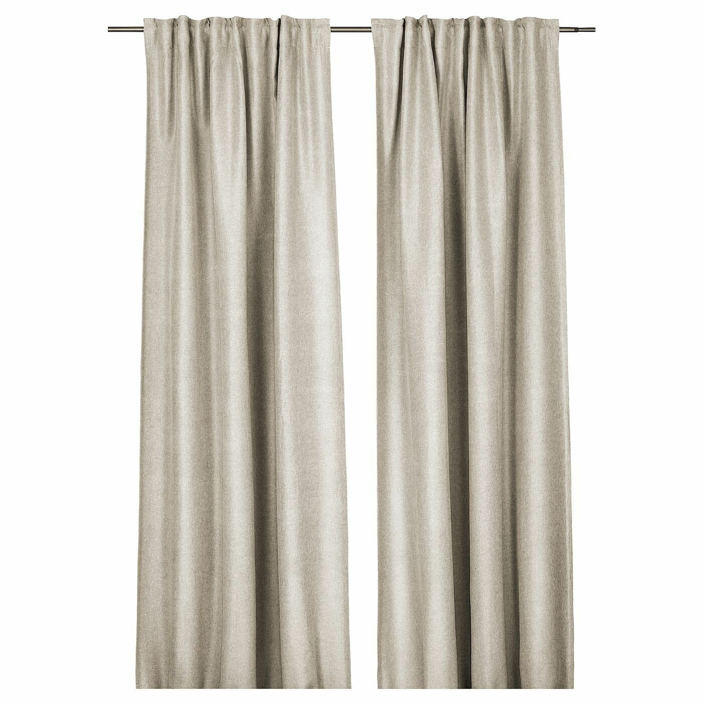 INGIMUNDA Затемняющие гардины икеа, естественный 145x300 см 2 шт (10480396)