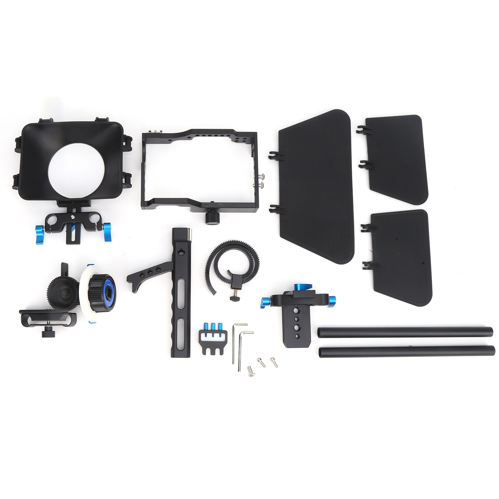 Клетка для зеркальной камеры YELANGU с защитным кожухом Follow Focus Matte Box для камер GH4