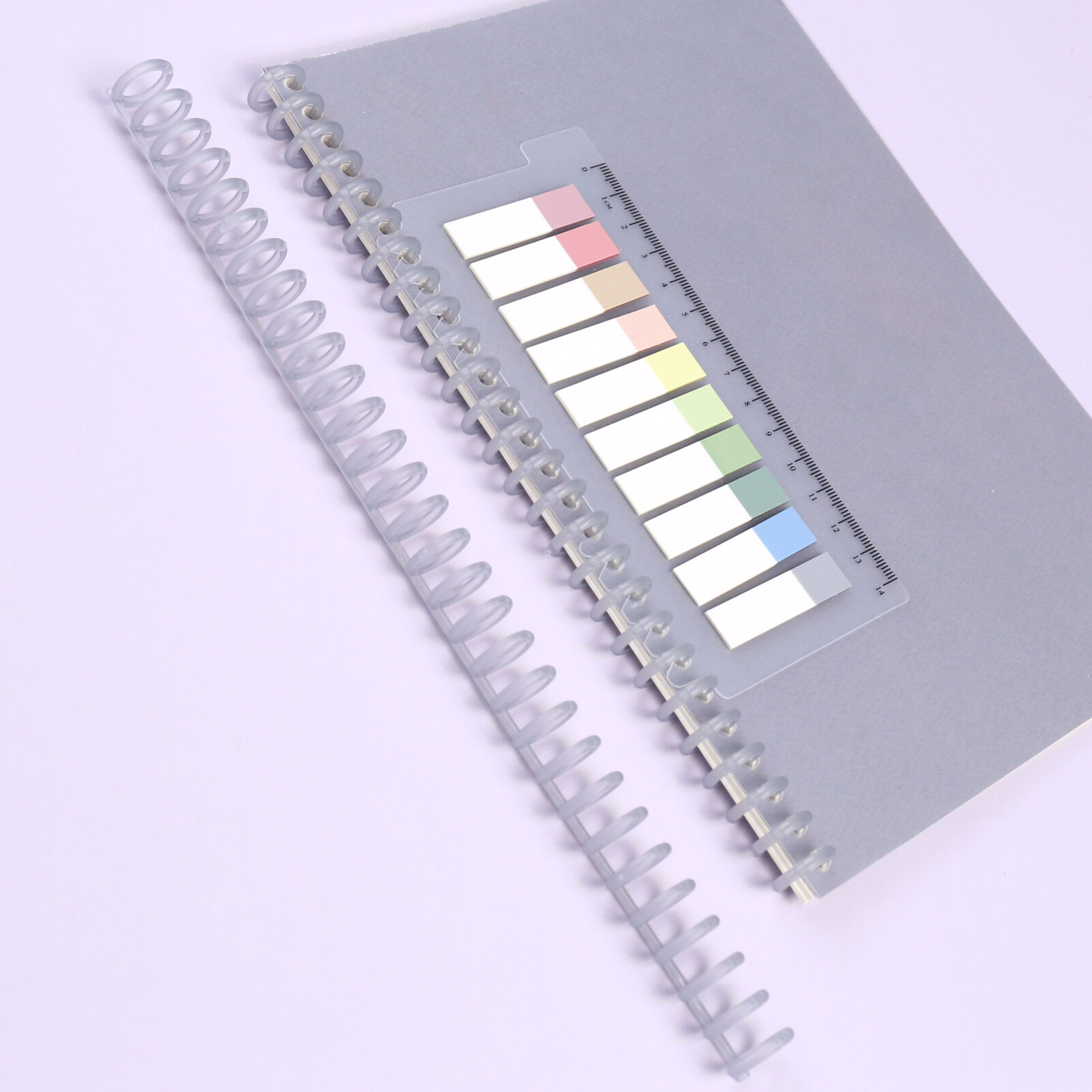KW-trio 10шт Пластиковые 30-Луночные Вкладыши Для Переплета Кольцевых Корешков Гребенки Вместимостью 85 Листов для Бумажного Блокнота "Сделай сам", Альбома, Офисных Школьных Принадлежностей