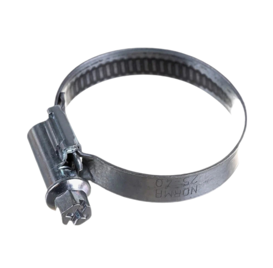 Хомут стяжной, нержавеющий, металлический, винтовой, червячный TORRO S 25-40/9 "NORMA" 1шт