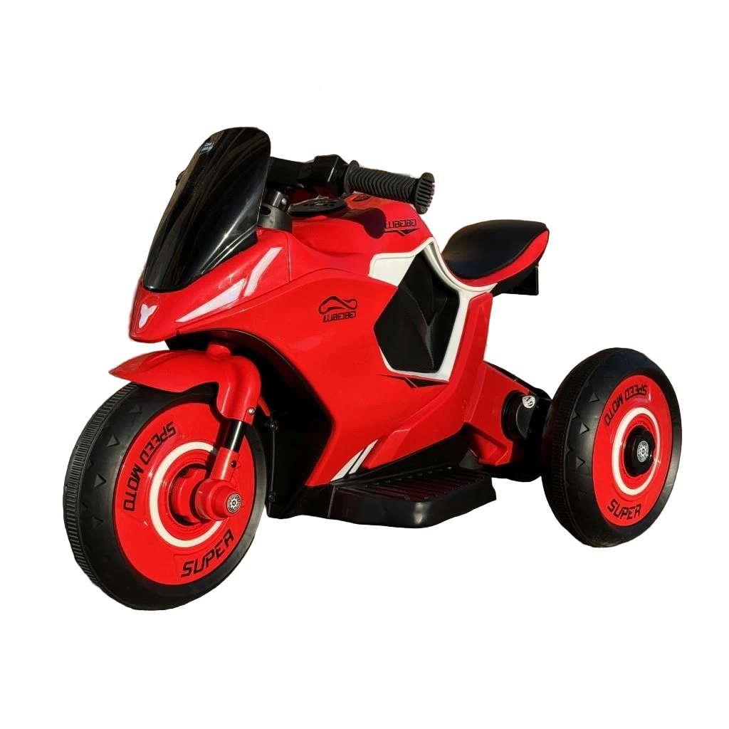 Электромотоцикл RiverToys G004GG, для детей от 2 лет, красный