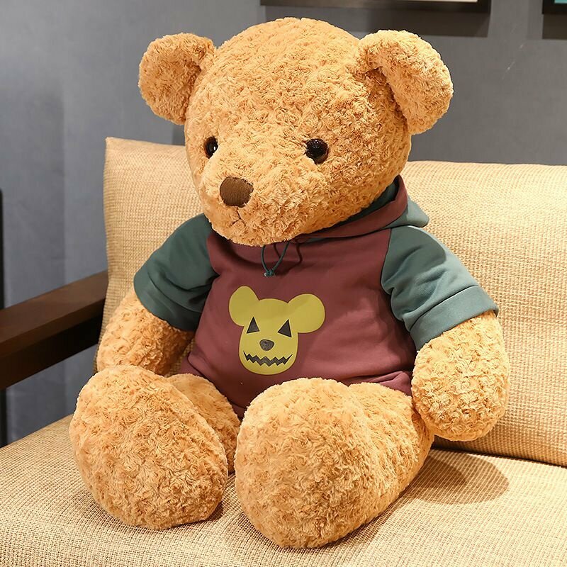 Teddy bear plush toy with strong permeability elastic filling, 50-110cm