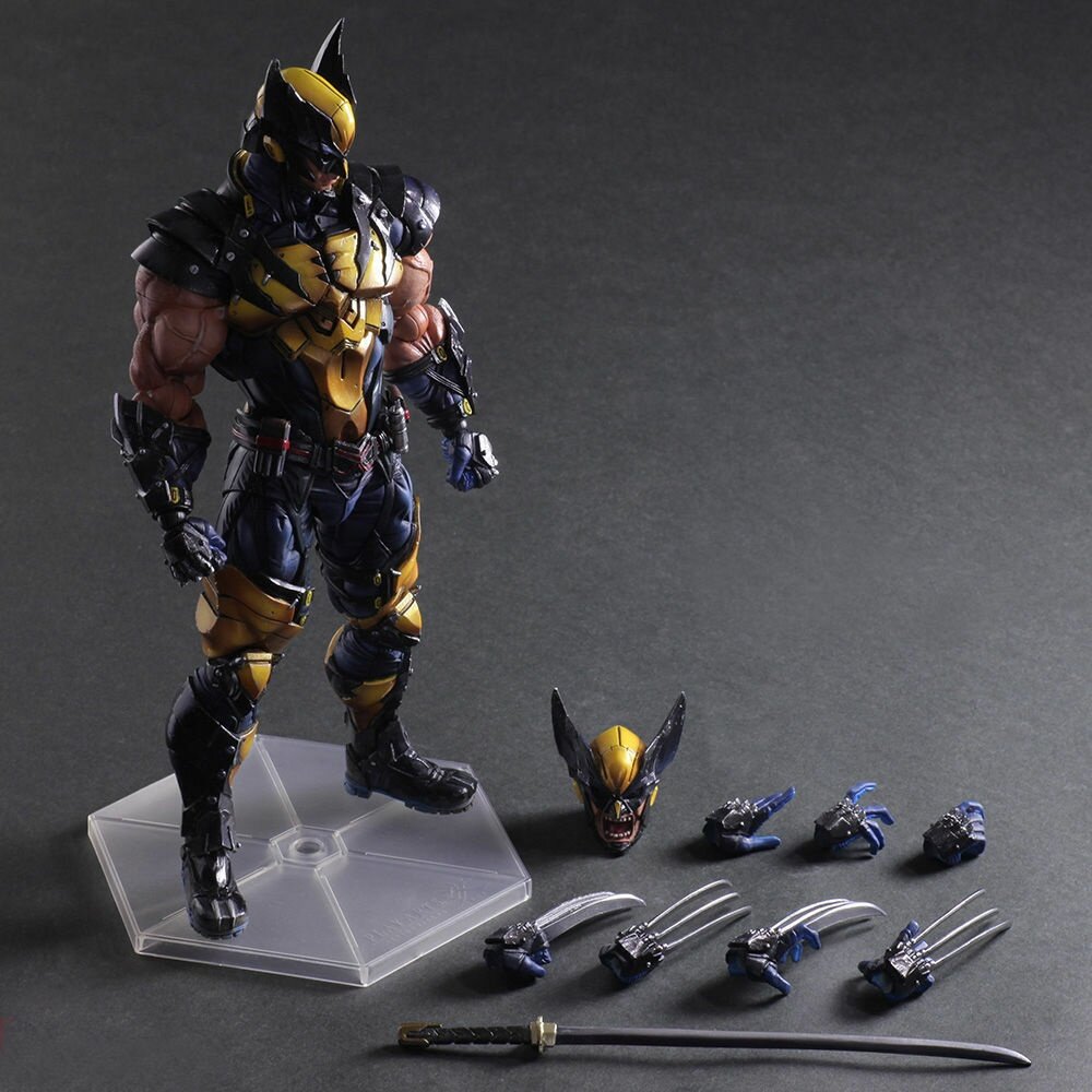 Фигурка Play Arts Kai Вульверин Variant от Square Enix, коллекционная статуэтка, игрушка для детей