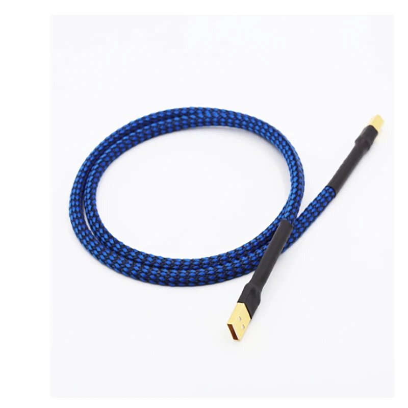 5N OCC медный USB-кабель Hi-end Type A to Type B Hifi Data Cable для ЦАП