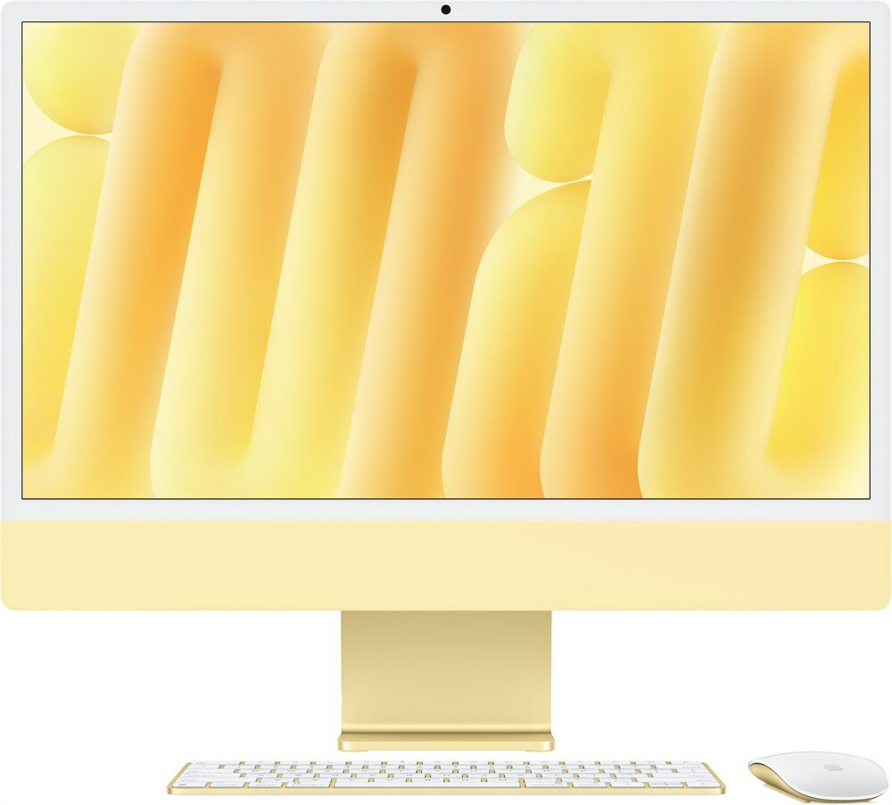 Apple iMac 24 Retina 4K (M4 10-Core CPU, GPU 10-Core, 32 ГБ, 2 ТБ) (Z1EL000DV, Z1K2000NZ, Z1EK000TG) Желтый