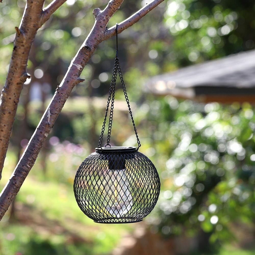 Уличный светильник "Retro Mesh Sphere", ретро-дизайн, LED, IP65