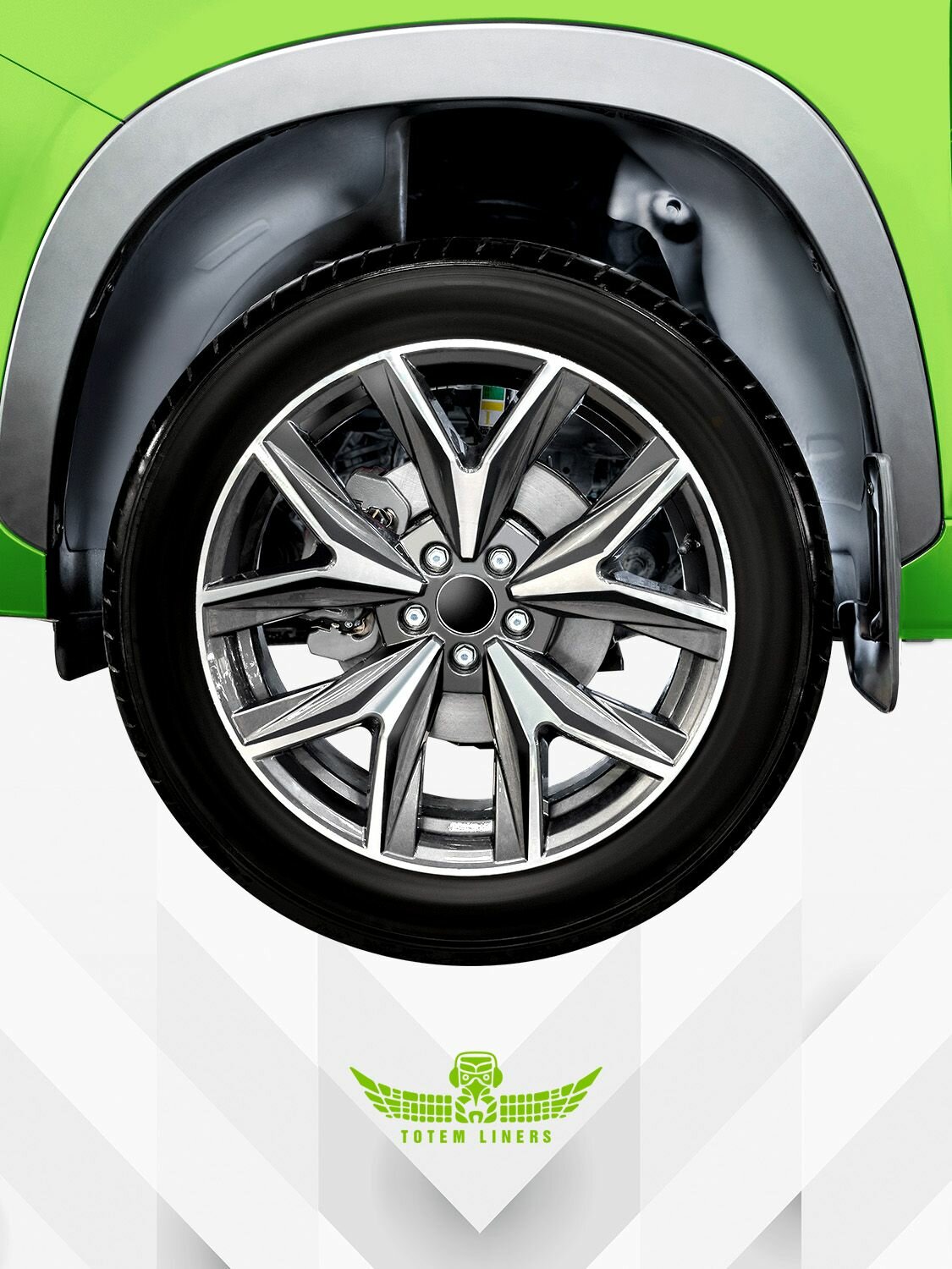 Подкрылок с шумоизоляцией LADA Priora, 2007-2018 (передний левый) / Лада Приора