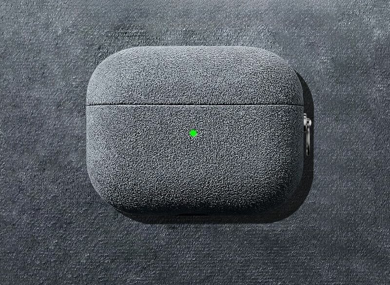 Чехол из итальянской алькантары для Apple AirPods Pro /Pro 2/Pro 3, мягкая обложка